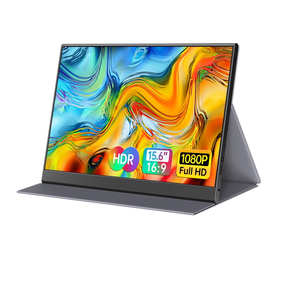 Monitor portátil de 15.6 pulgadas, 1080P USB-C HDMI segundo - Peru Smart