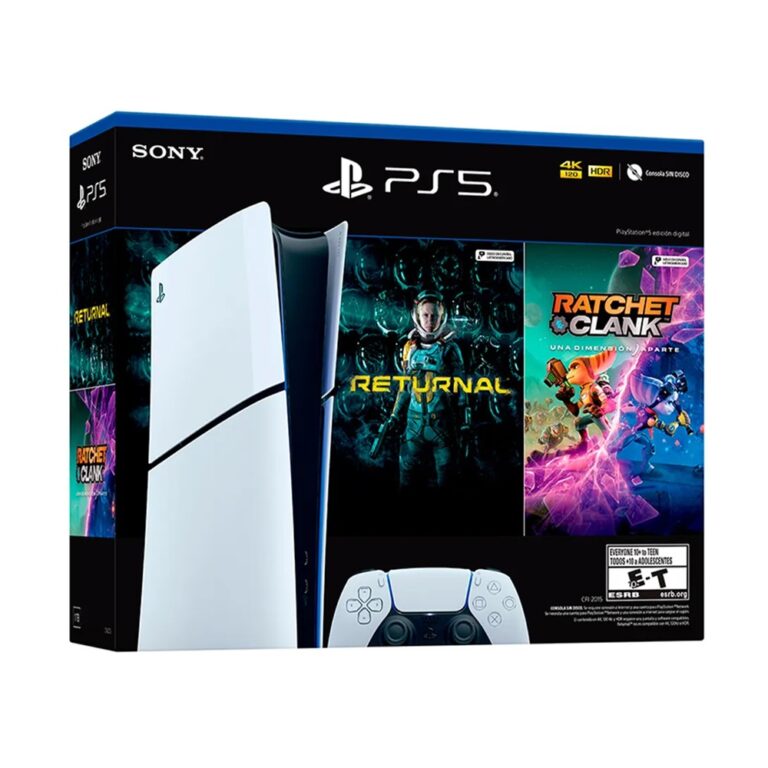 Playstation 5 Slim Digital Bundle incluye Returnal + Ratchet - Peru Smart